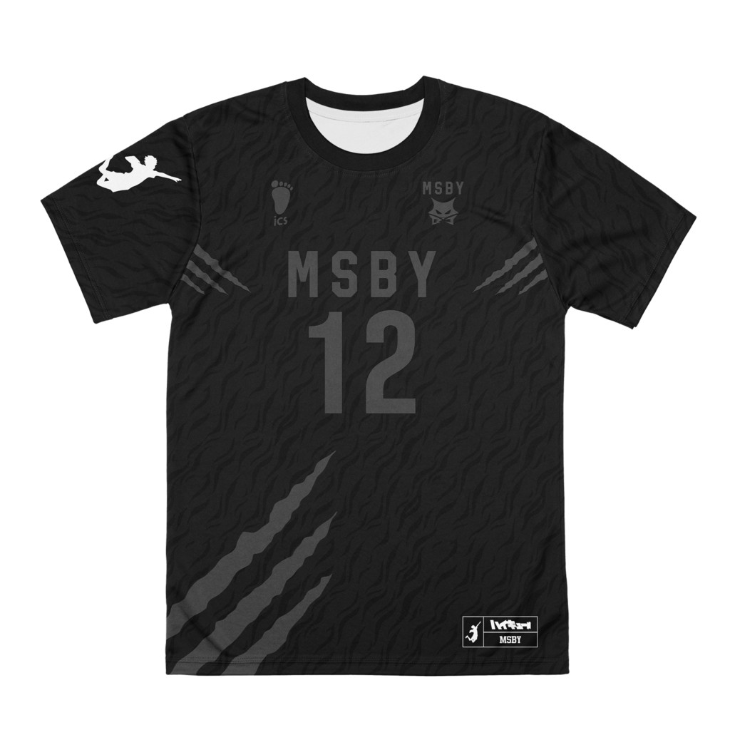 Camiseta MSBY Black Jackals Anime Haikyuu - Black Edition | Shopee Brasil