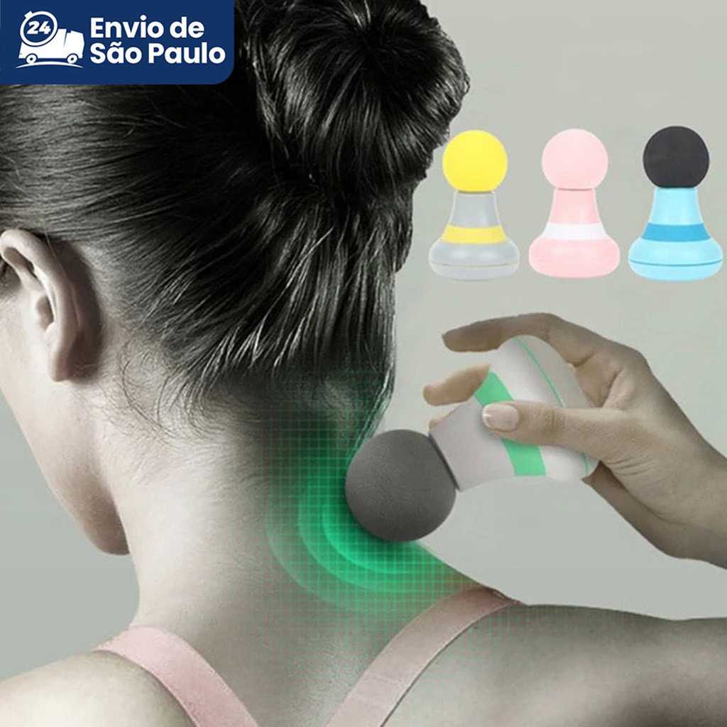 Mini Massageador USB Portátil Inteligente Corpo Muscular Massagem ...