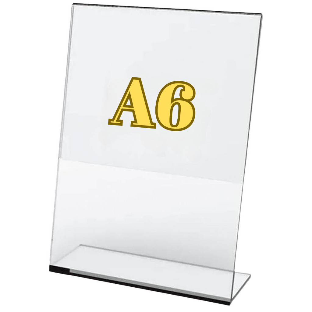 Display Expositor A6 15x21 em L Acrílico PS | Shopee Brasil