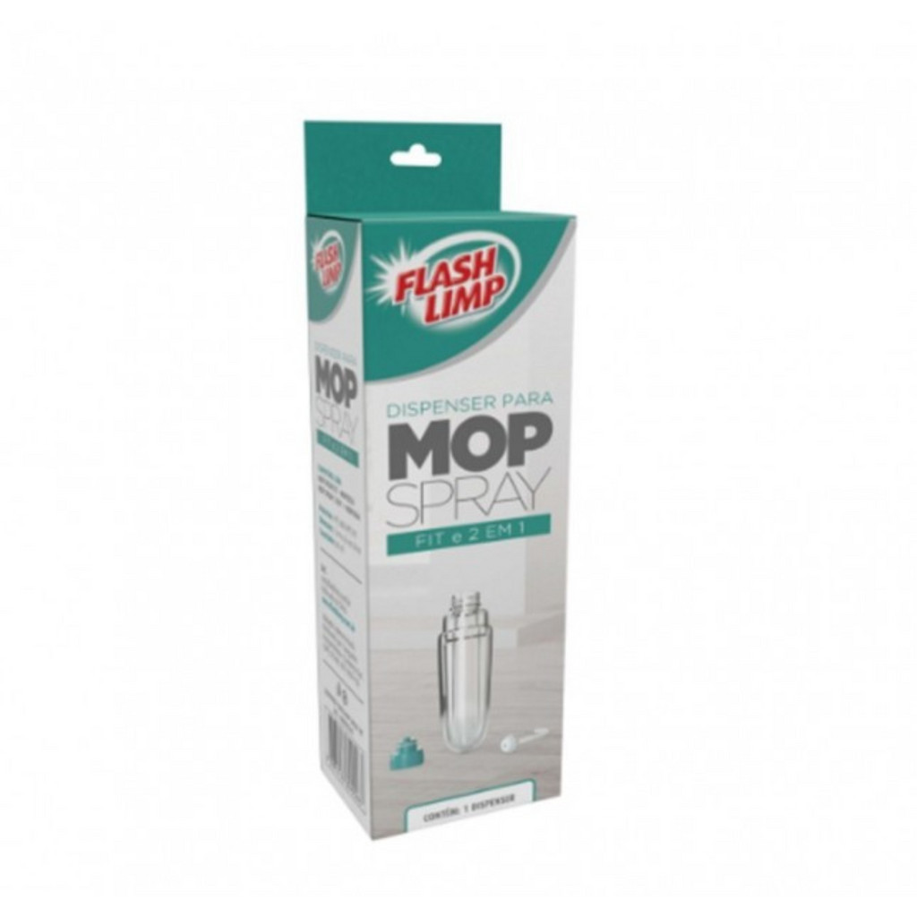 Dispenser Para Mop Spray Fit E 2 Em 1 Flash Limp 365ml | Shopee Brasil