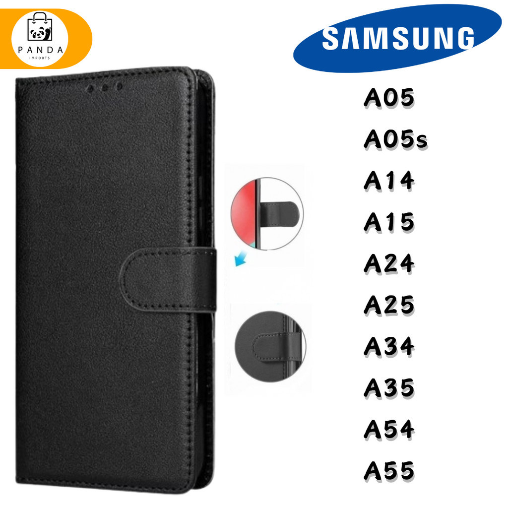 Capa Capinha Carteira Flip Cover Para Samsung Galaxy A05/A05s/A14/A15/A24/A25/A34/A35/A54/A55 ...