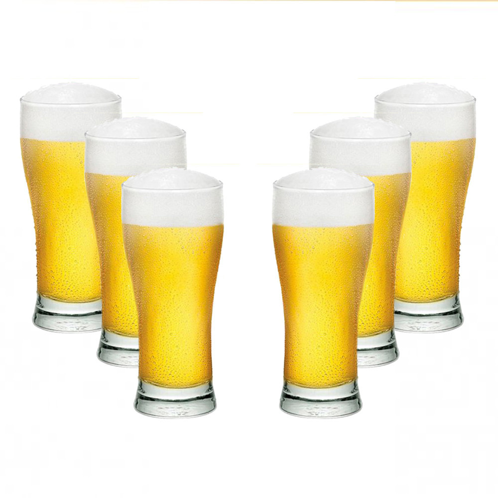 Conjunto 6 Copos Vidro Cerveja Pilsen Chopp Tulipa 200ml | Shopee Brasil