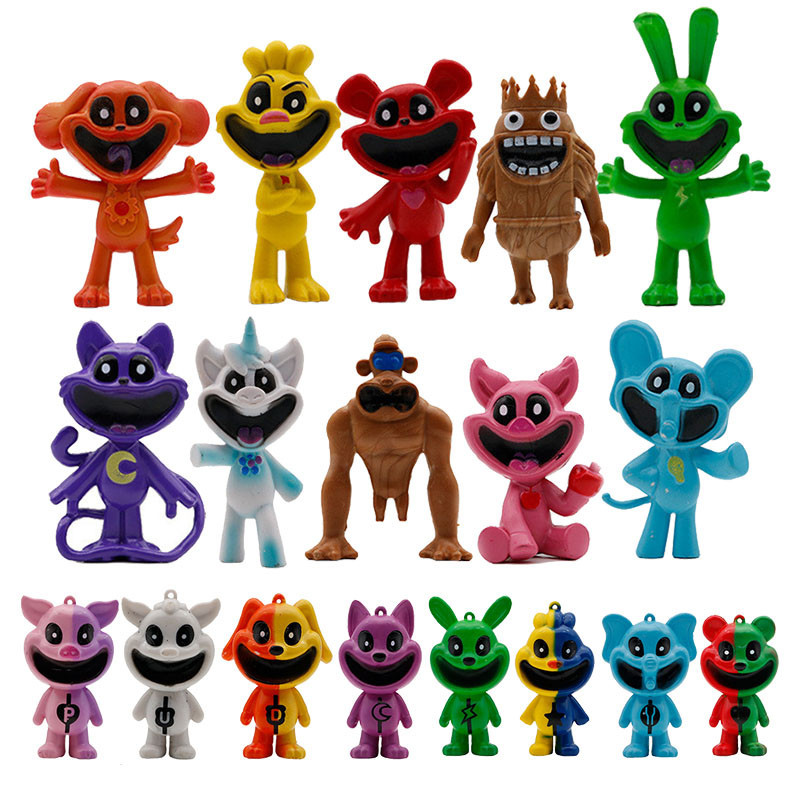 8/10 Pcs Poppy Playtime Set Critérios Sorridentes Figura CatNap Bobby ...