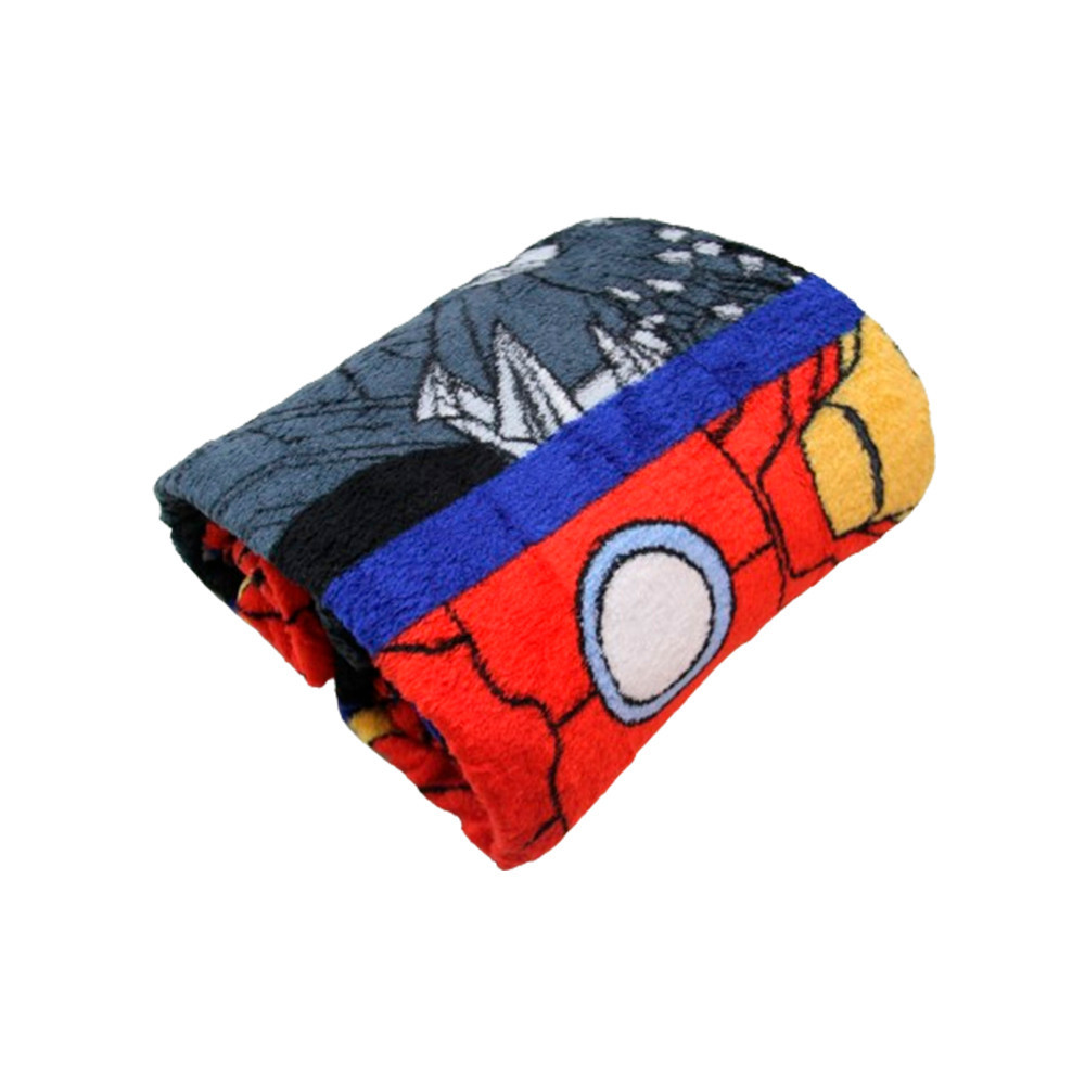 Manta Jolitex Fun Solteiro Marvel Vingadores 1,50x2,00m | Shopee Brasil