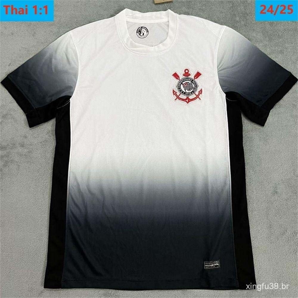 24/25 Corinthian s home soccer jersey Men's Soccer Team Tshirt | Shopee ...
