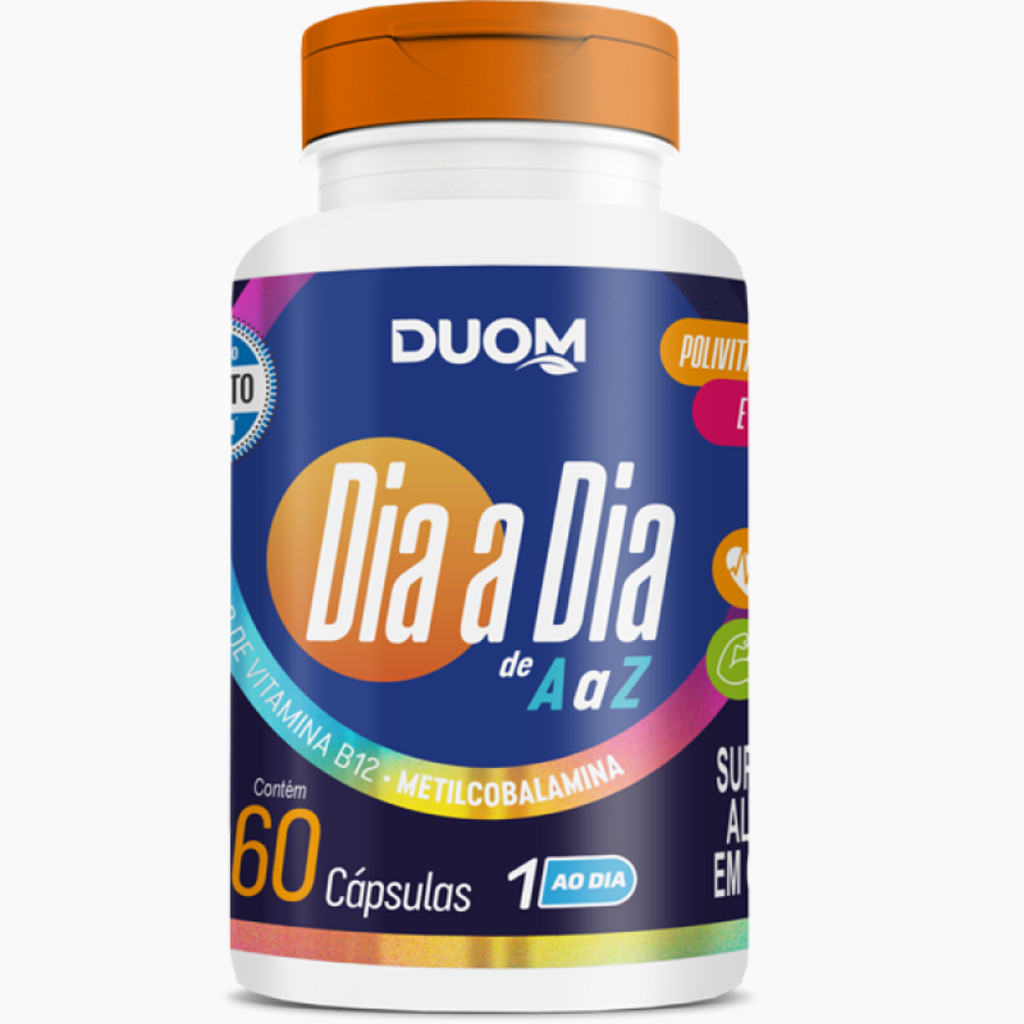 Suplemento Multivitaminico A-z 60 Capsulas - Duom | Shopee Brasil
