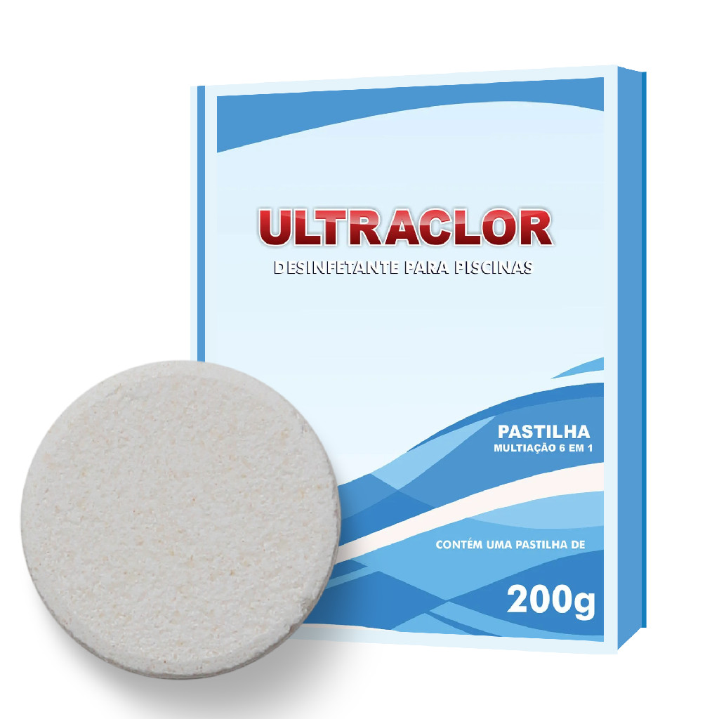 Pastilha de Cloro Ultraclor 200g | Shopee Brasil