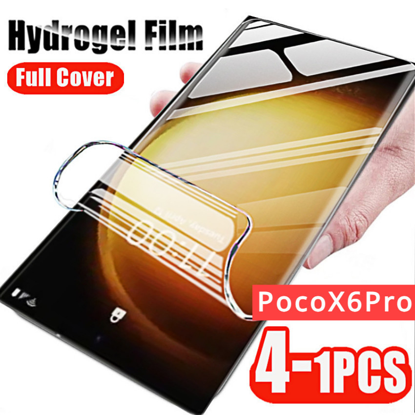 Para Xiaomi Poco X7 X7Pro X6 Pro X6Pro Turbo 3 Turbo3 F6 5G 2024 Filme De Hidrogel Frontal ...