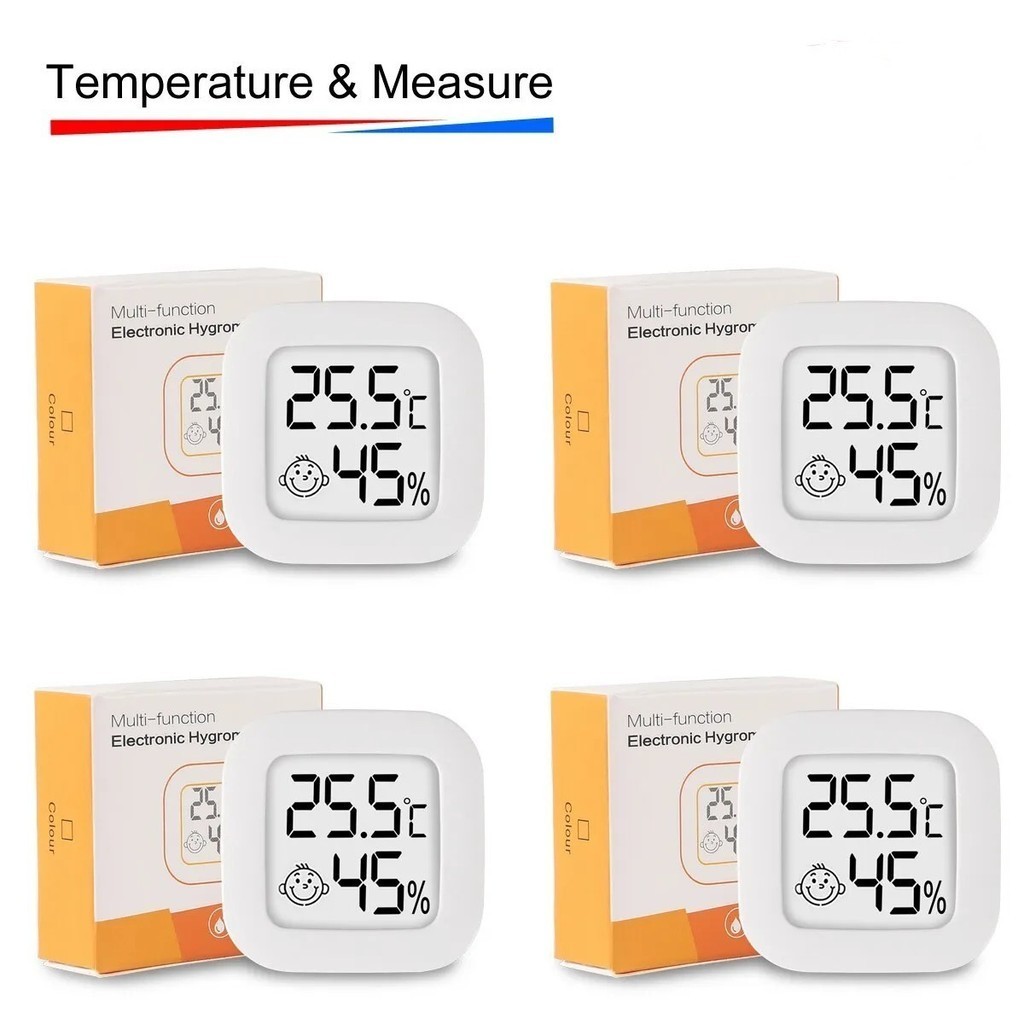 Mini LCD Termômetro Digital e Higrômetro, Sala Interior, Temperatura Eletrônica, Medidor de ...