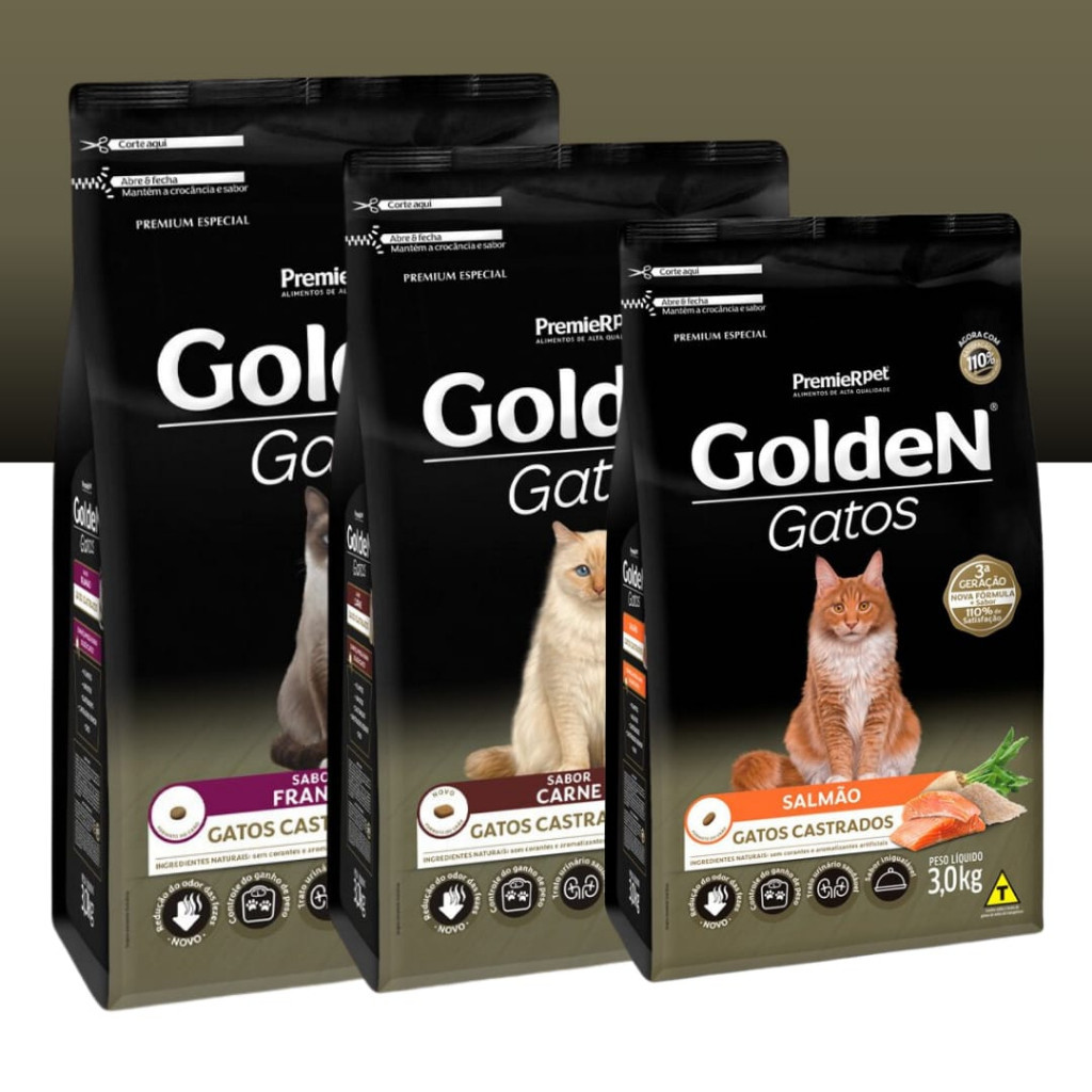 Ração Golden Gatos 10Kg | Shopee Brasil