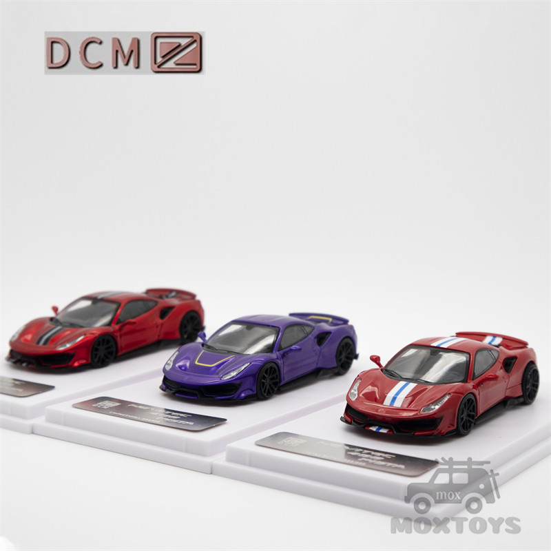 DCM 1 : 64 Novitec 488 Pista Limitado999 Diecast Modelo De Carro ...