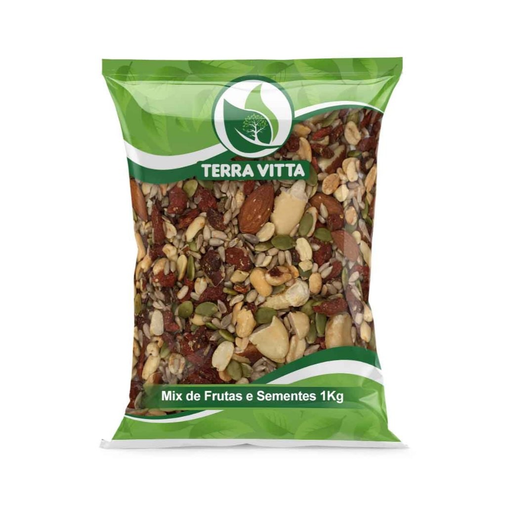 Mix de Frutas e Sementes 1Kg | Shopee Brasil