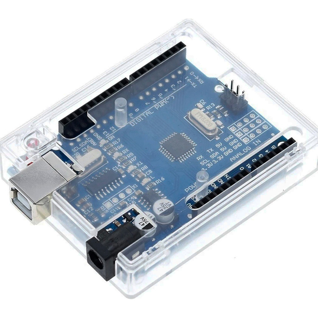 Case Caixa Protetora Encaixe Em Acrílico Para Arduino Uno R3 | Shopee Brasil