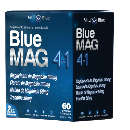 Blue Mag 4x1 com 60 cápsulas | Shopee Brasil