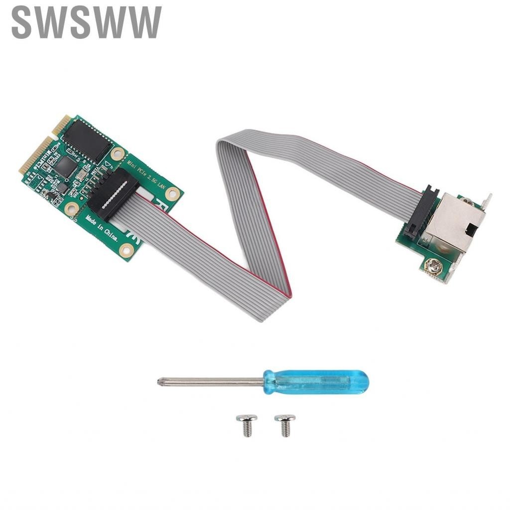 Swsww Ethernet Network Card Mini PCIE RJ45 2.5G Space Saving Easy ...