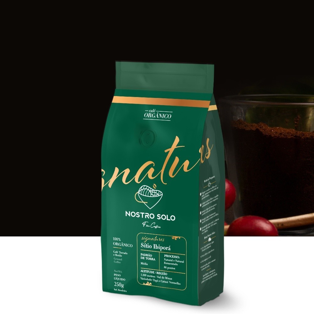 Cafe Nostro Solo Organico 250 g embalagem Verde | Shopee Brasil