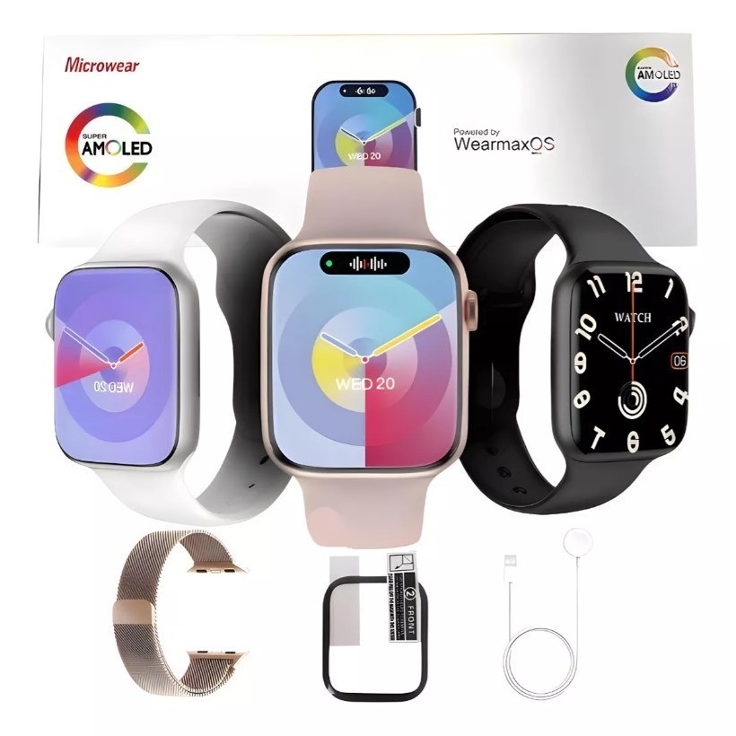 Relógio Smartwatch W99+ Plus Serie 10 Amoled Chat GPT 45mm Ilha ...
