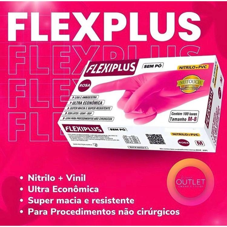 Luva Flexiplus Nitrilica | Shopee Brasil
