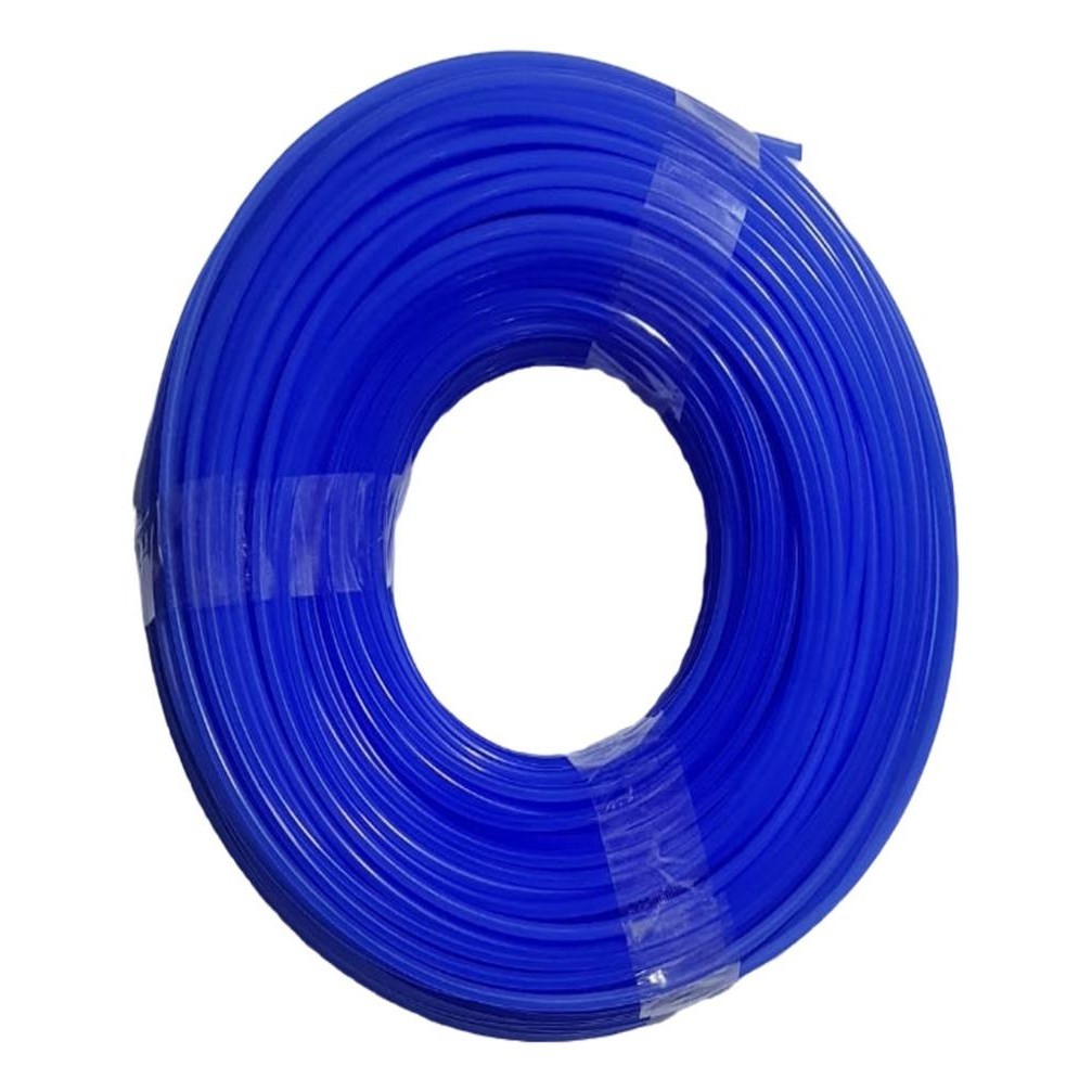 Bobina Fio Nylon Redondo 2,0mm 420g Azul P/ Uso Profissional | Shopee ...