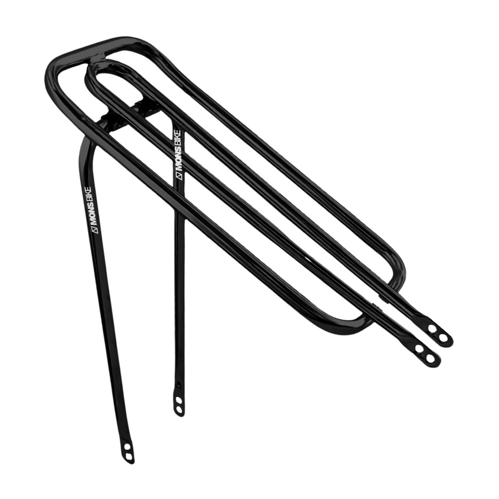 Garupa Reta Preta Cromada Estilo Bh Para Bike Bagageiro Garupeira ...