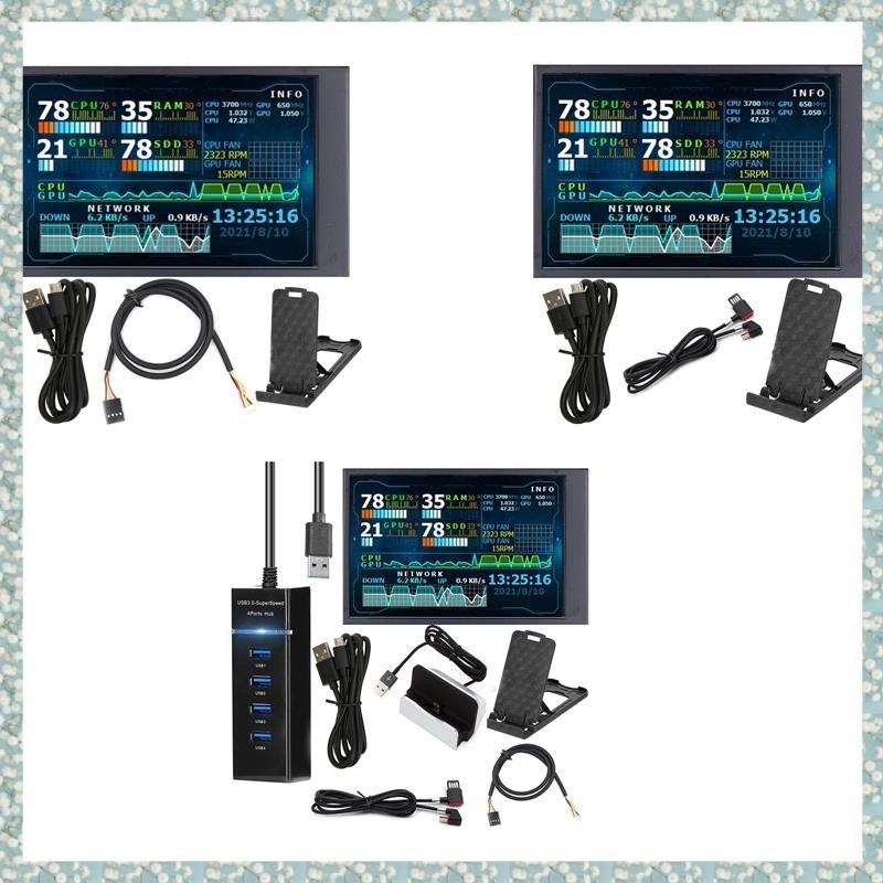 (T C Z F) 3.5 Monitor LCD IPS De Polegada Para Mini ITX Case TYPE-Tela ...