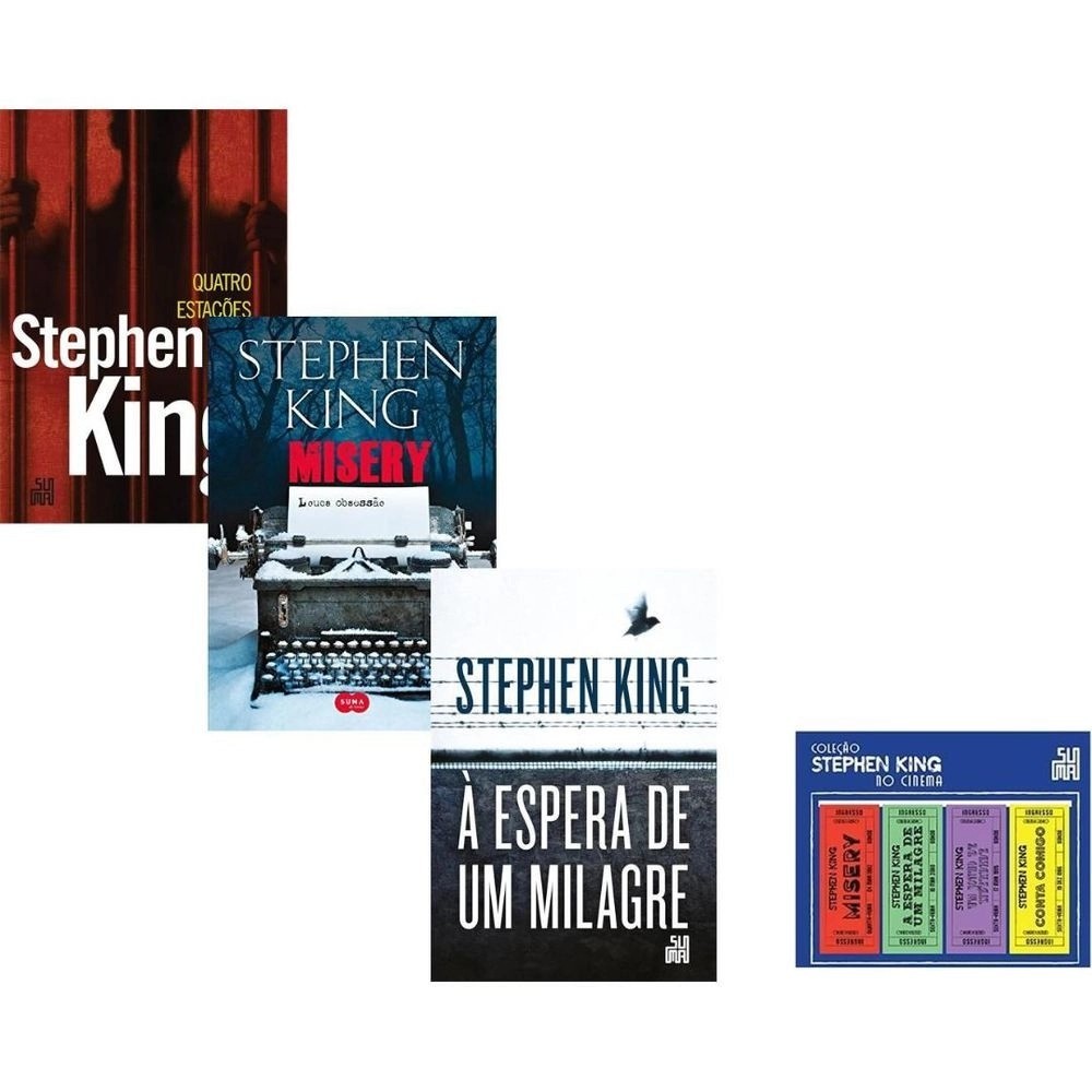 Kit Stephen King no Cinema + Brinde - 3 Volumes autor Stephen King ...