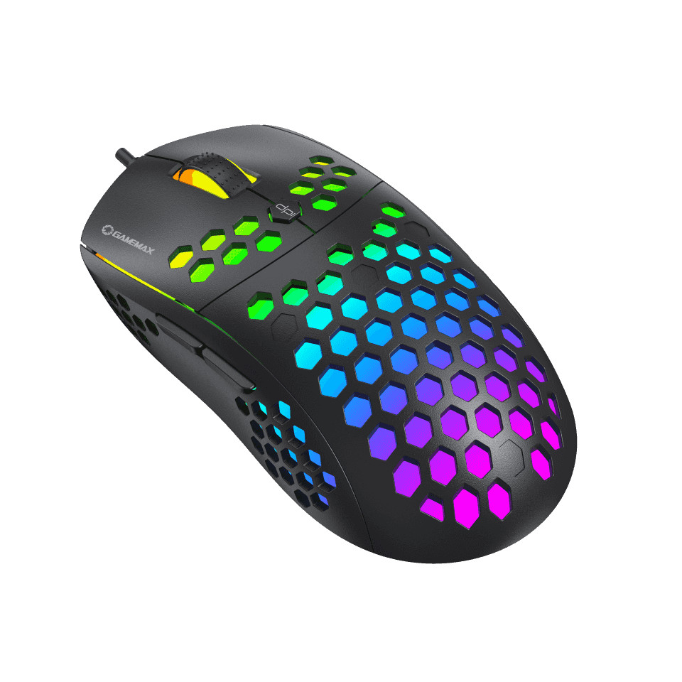 Mouse Gamer Para Jogos Preto Gmx Mg8 Rgb - Escorrega o Preço