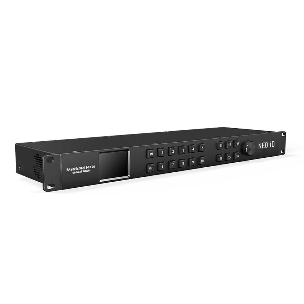 Switcher Matriz NeoID 16x16 Seamless 3G/HD/SD-SDI Troca Limpa (1 RU ...