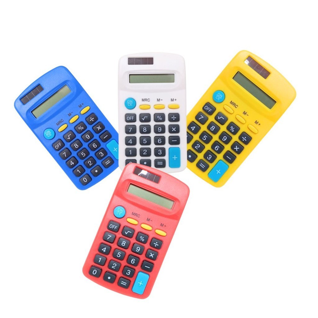 Calculadora de Bolso Compacta, 8 Dígitos e Cores Variadas | Shopee Brasil