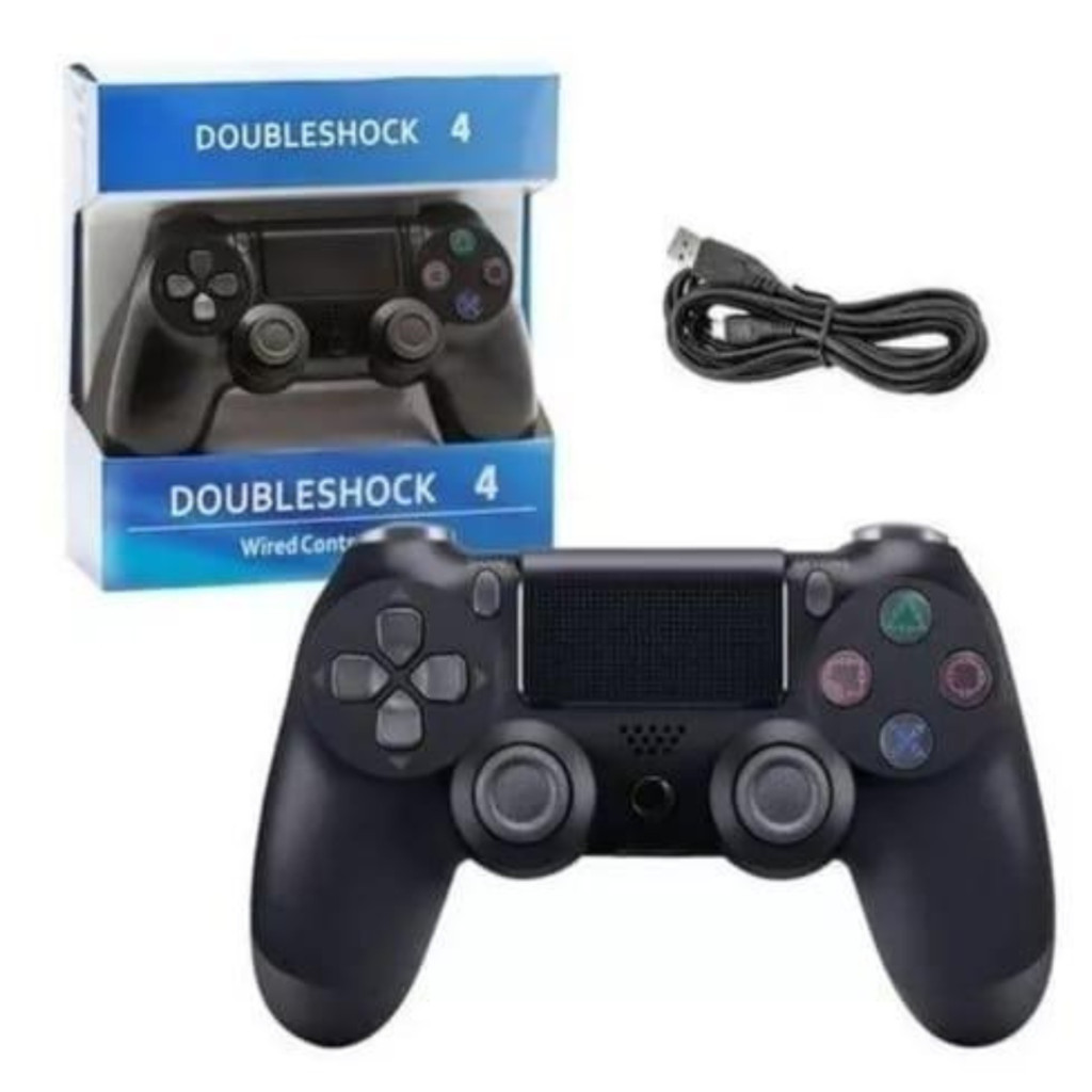 Kit 2 Controle Joystick PS4 PC Manete Sem Fio Para Playstation 4 ...