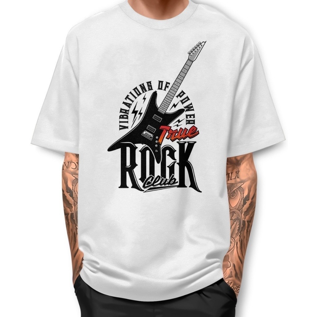 camisa True Rock Guitarra Basica Street Algodao Camisa Fio 30.1 GPJ ...