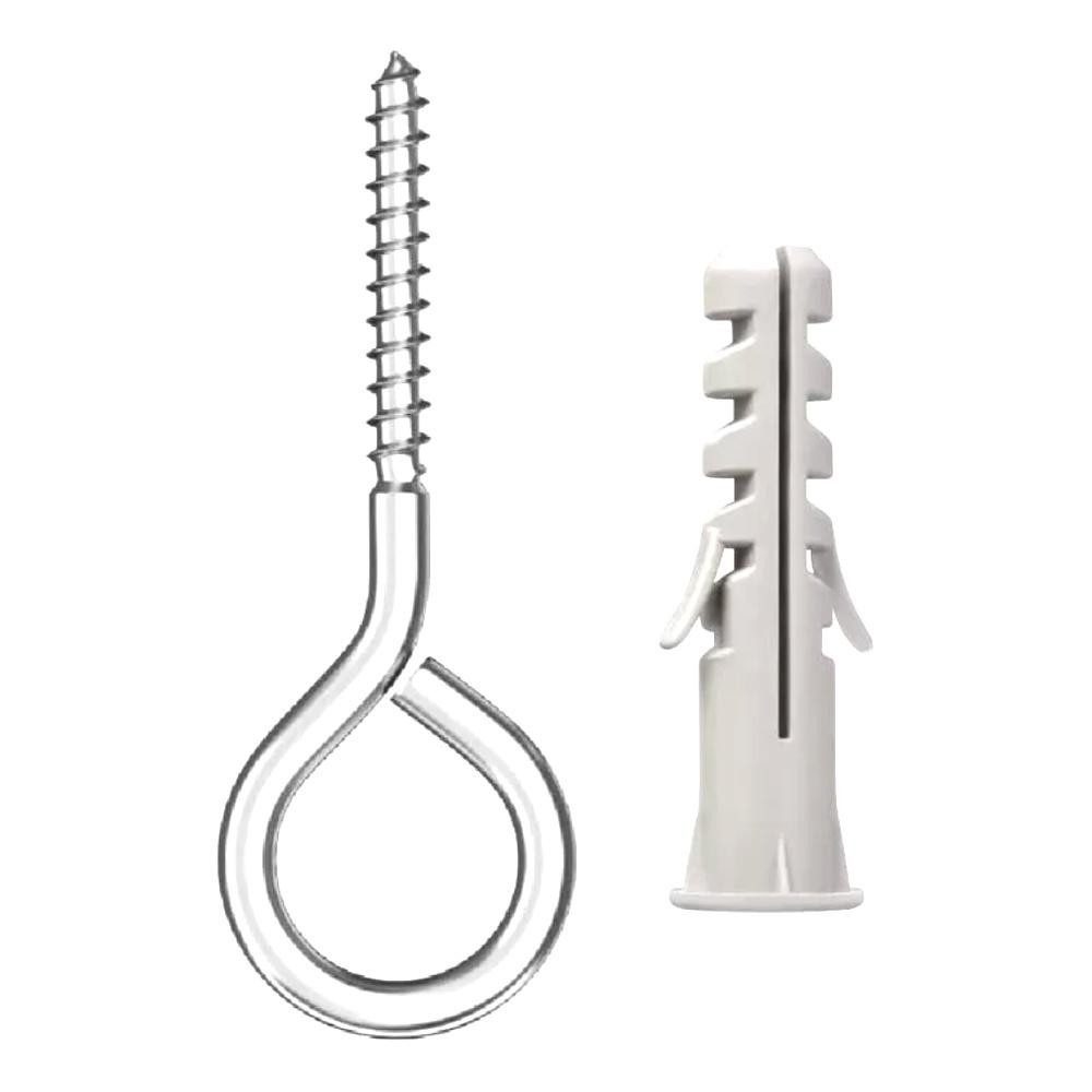 Pitão 3,3x53mm com Bucha 6mm c/ 10 unidades Varal Gancho | Shopee Brasil