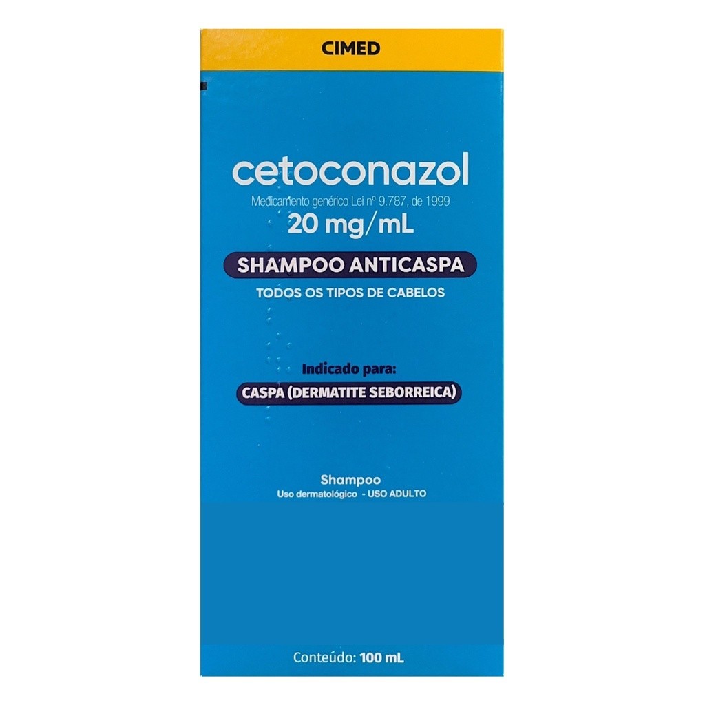 Shampoo Cetoconazol Cimed original 100 ml | Shopee Brasil