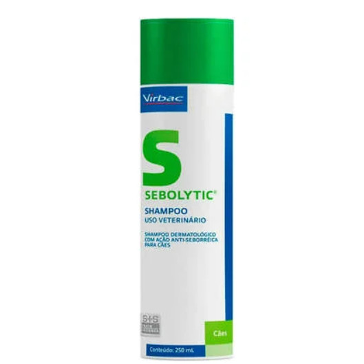 SHAMPOO VIRBAC SEBOLYTIC 250 ML | Shopee Brasil