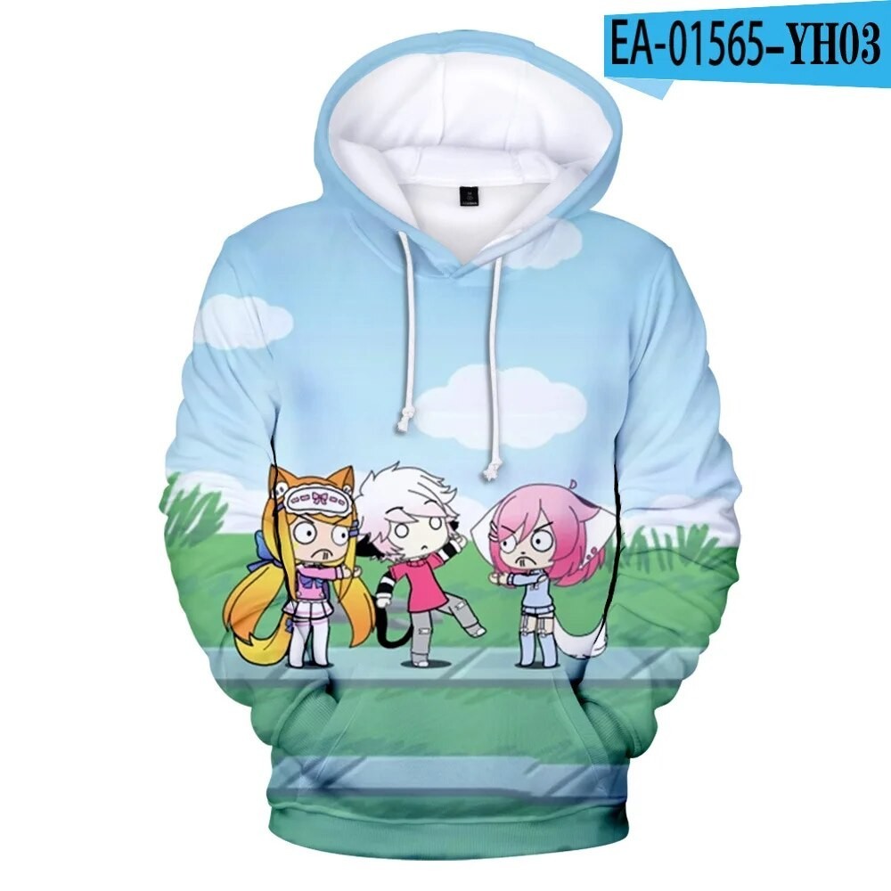 Novo Jogo Gacha Life Hoodie Capuzes Streetwear Anime Cute | Shopee Brasil