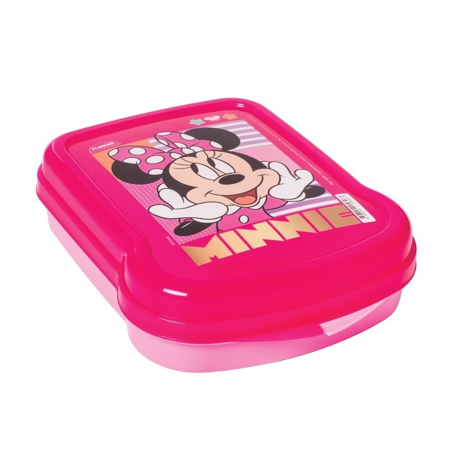 Sanduicheira Infantil Minnie Mouse Rosa - Plasútil Sanduicheira Porta ...