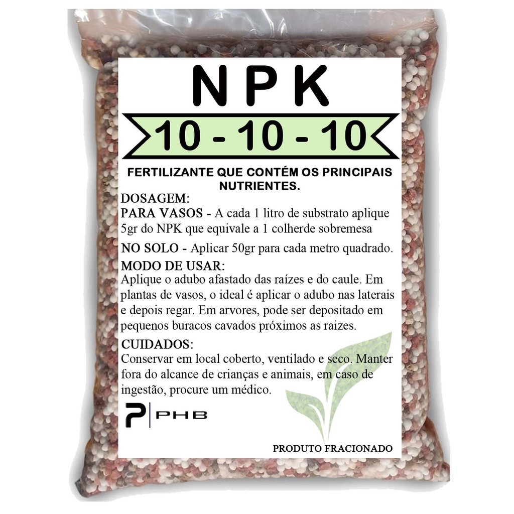 2kg Adubo Fertilizante NPK 10.10.10 Formula Balanceada | Shopee Brasil
