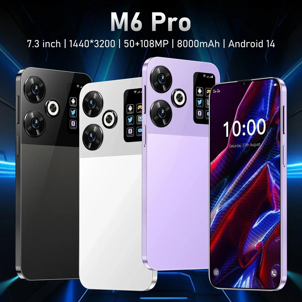 M6 Pro Smartphone 5G versão Global 16GB + 1TB 4G cartão duplo telefone ...