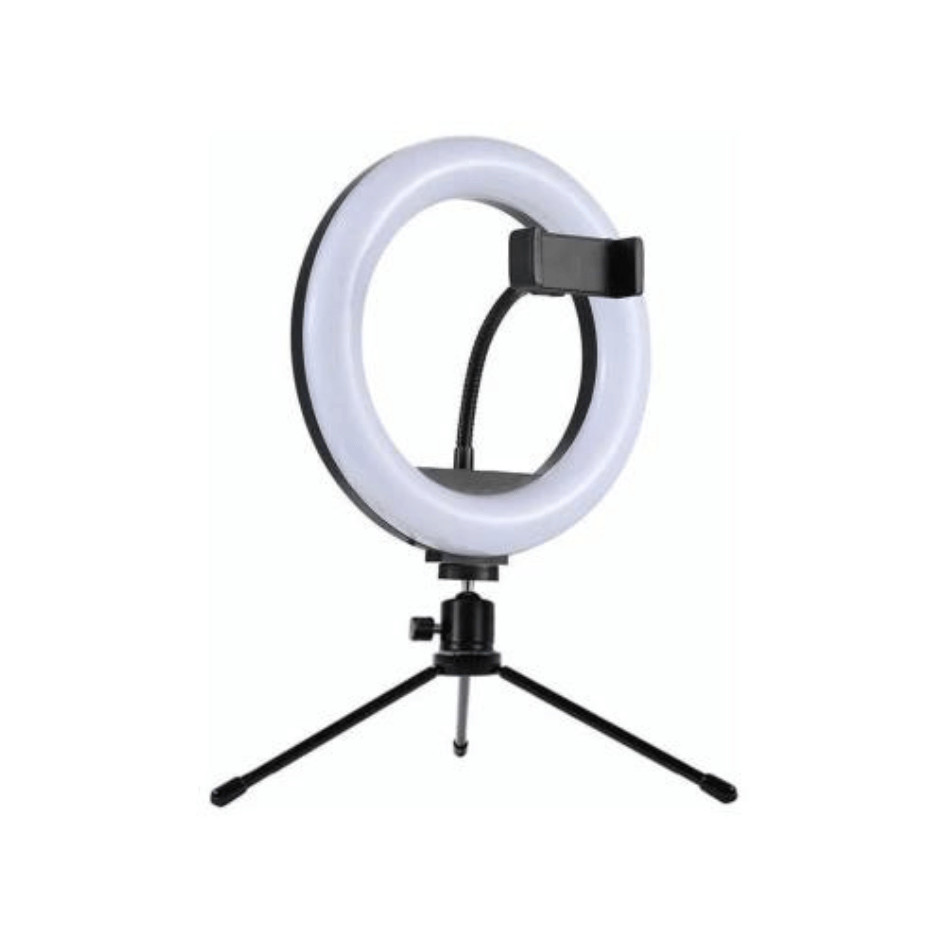 Ring Light De Mesa Iluminador De Led Tripé 8 Polegadas 20cm | Shopee Brasil