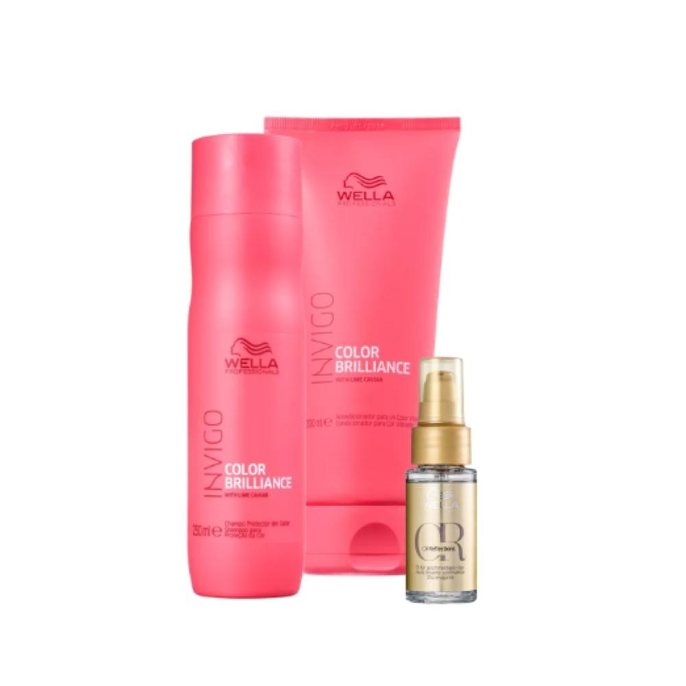 Kit Wella Color Brilliance Oil Reflections Light(3 Produtos) | Shopee ...