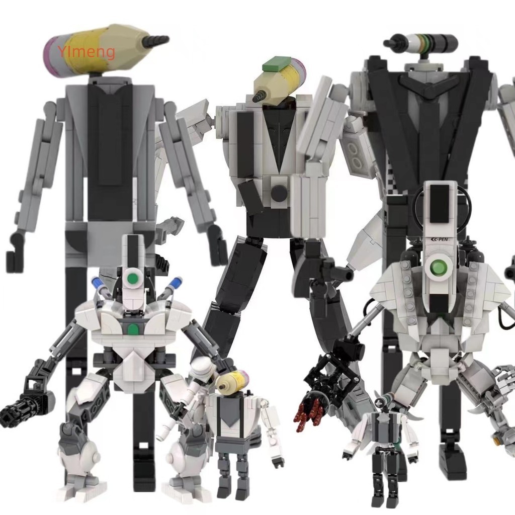 Skibidi Toilet Titan Pencil Man Compatível Com Os Brinquedos Educativos ...