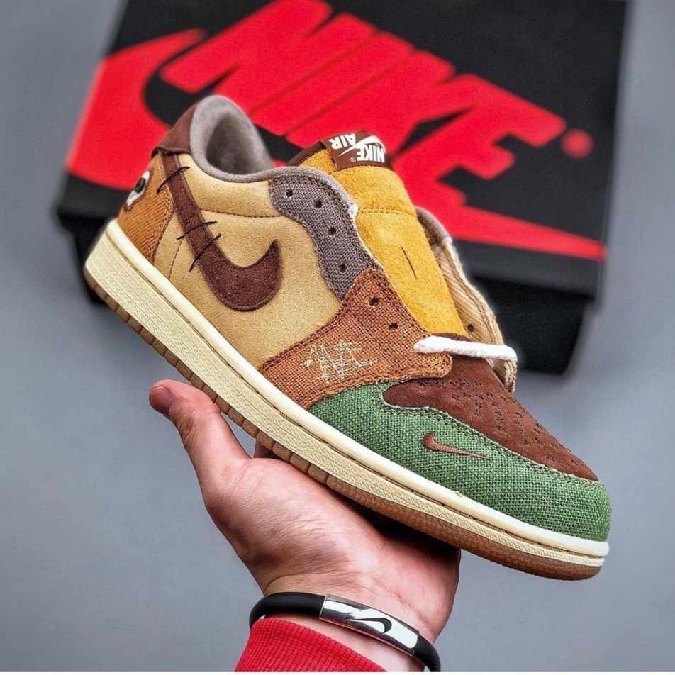 Novo MELO Zion Williamson "Voodoo" X Air 1 AJ1 Low Cut Tênis Para ...