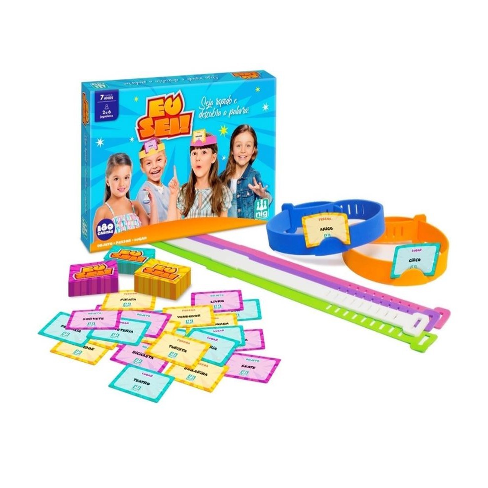 Eu Sei! Jogo Divertido De Adivinhacao Mimica Perguntas E Respostas Para ...