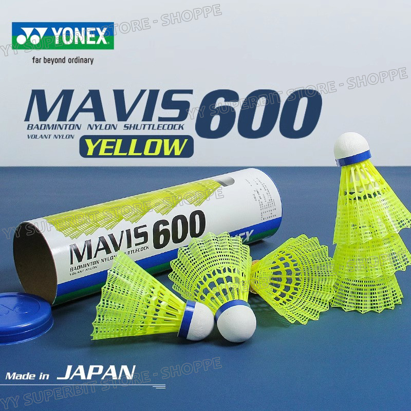 YONEX MAVIS 600/350 Peças Nylon Plástico Badminton Tampa Azul 350/600 ...
