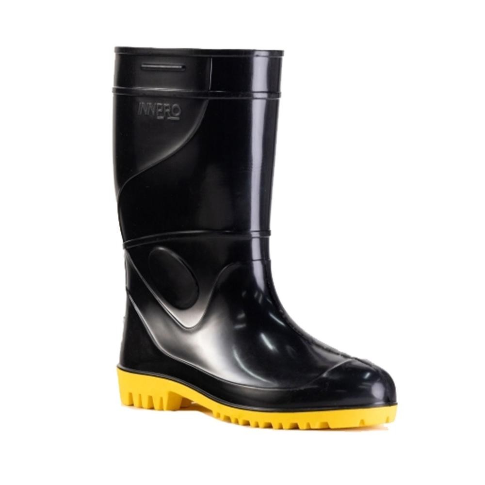 Bota PVC Cano Longo Innpro Work Sa CA 36026 - Preto e Amarelo | Shopee ...