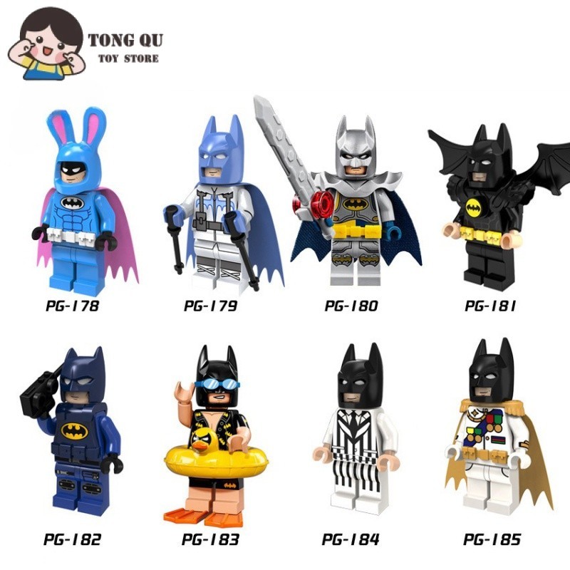 Superhero Minifigures Batman Building Block Doll Collection Ornamentos ...