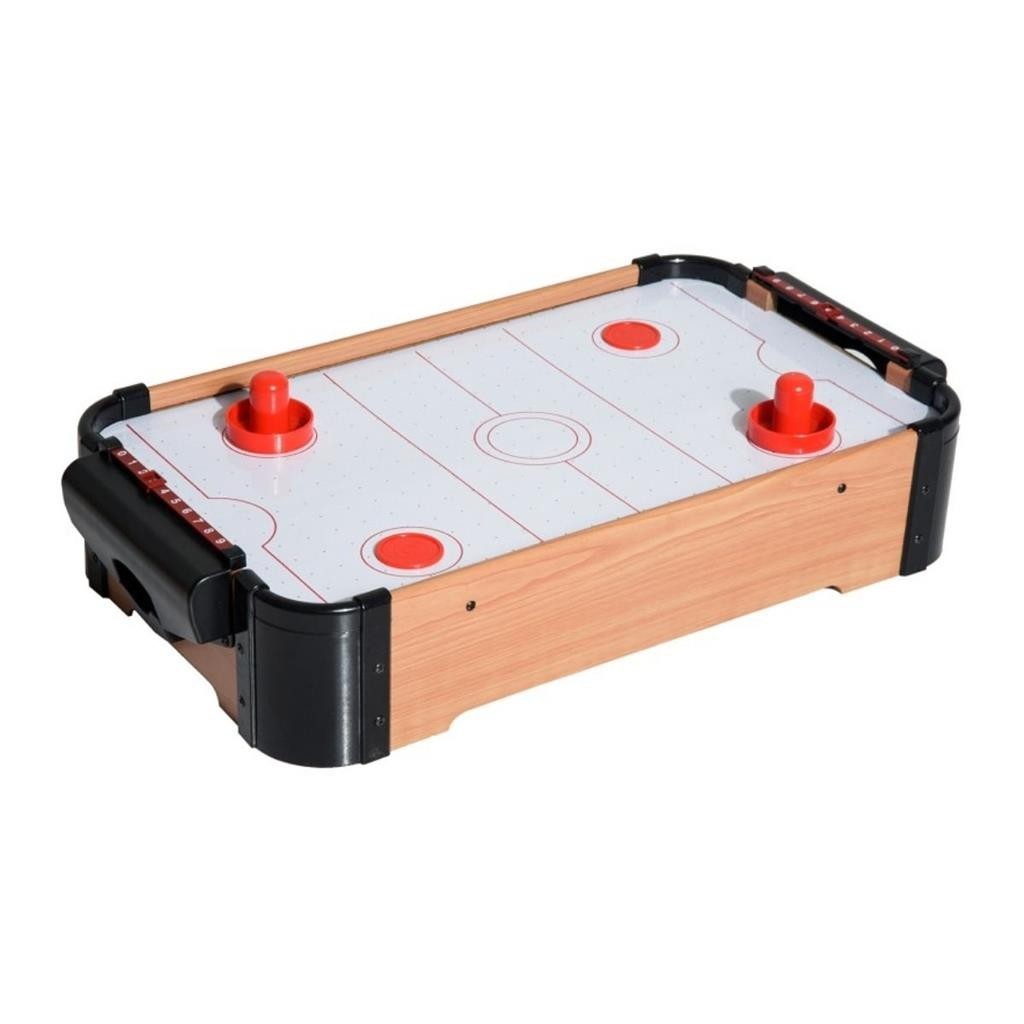Mini Jogo De Mesa Air Hockey Portatil Completa C/ Marcador Hoquei Em ...