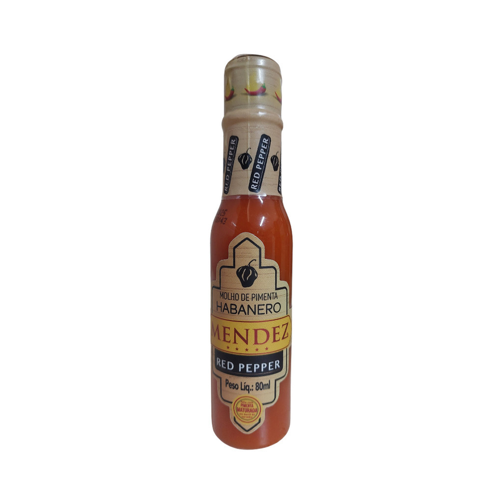 Molho de Pimenta Red Pepper Habanero Mendez 80ml | Shopee Brasil