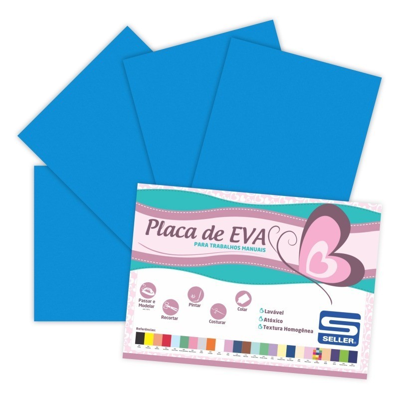 EVA 5 mm 40 x 60 cm Azul Royal | Shopee Brasil
