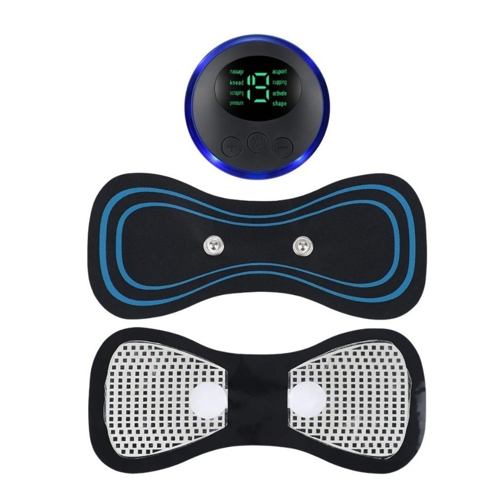 Mini Massageador Inteligente Portátil Ems de Coluna Cervical com 8 ...